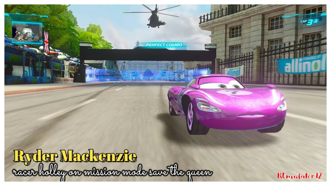 Cars 2 The Video Game | Racer Holley - Mission Mode | Save The Queen ...
