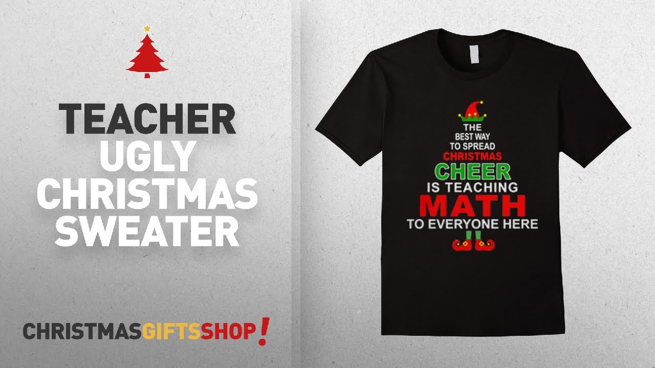 Teacher Ugly Christmas Sweater Ideas: Best Christmas Birthday Gift Math ...