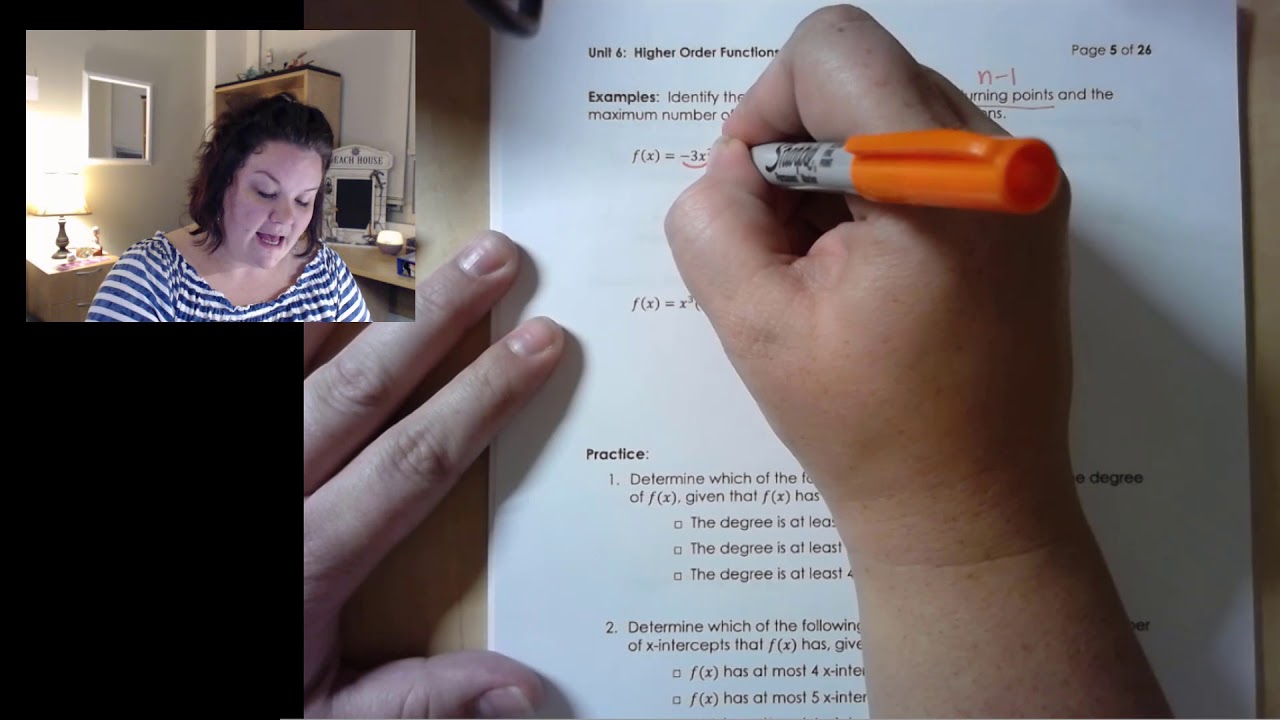 Unit 6: Local Behavior of Polynomial Functions - YouTube