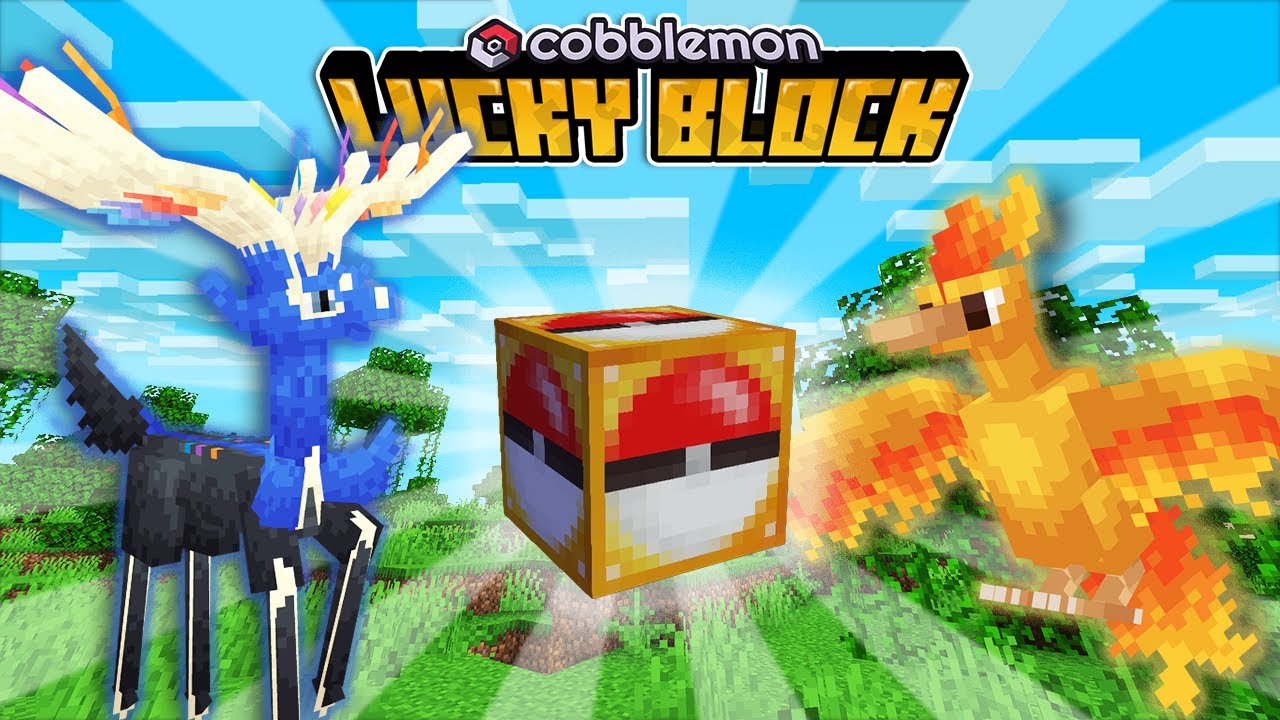Fighting My Rival In Cobblemon Lucky Block - YouTube