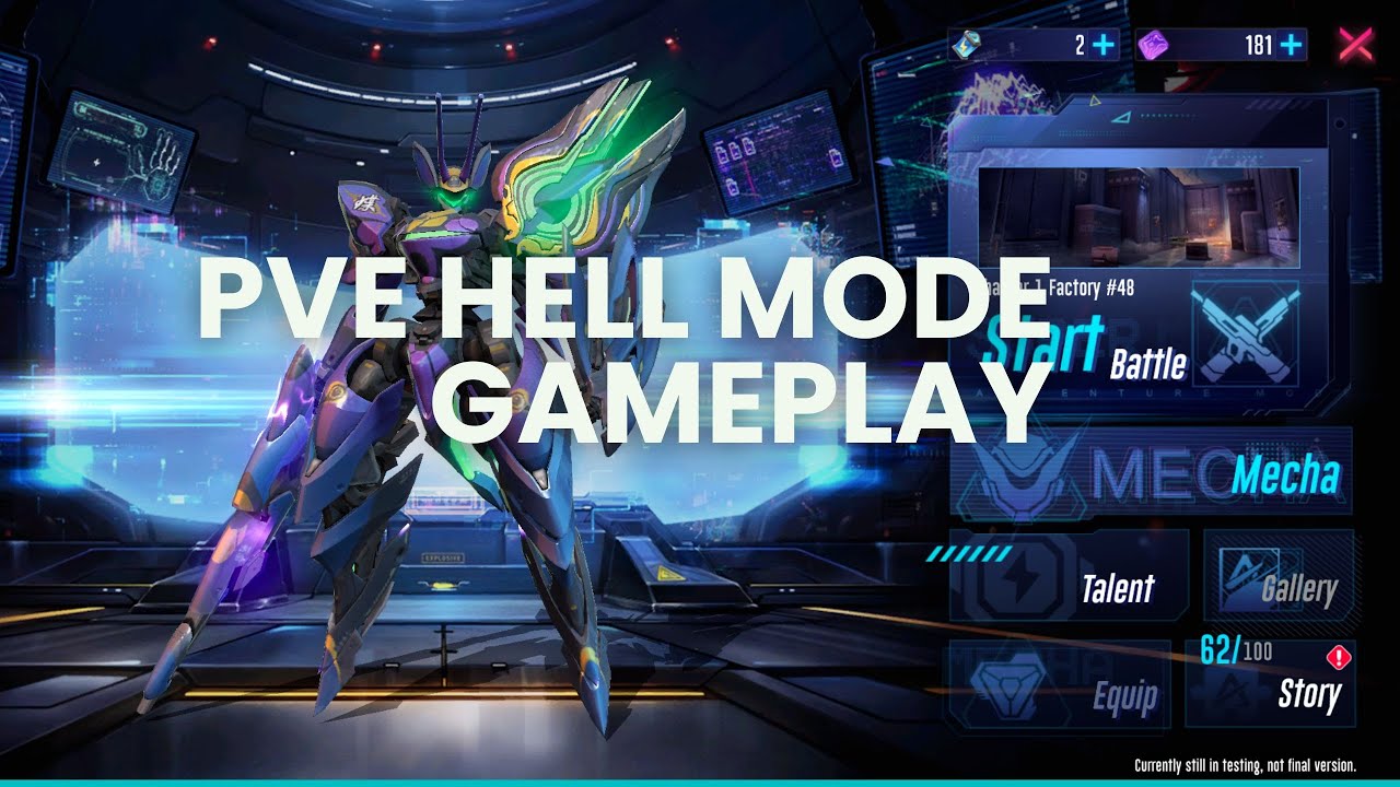 Super Mecha Champions PvE HELL mode - YouTube