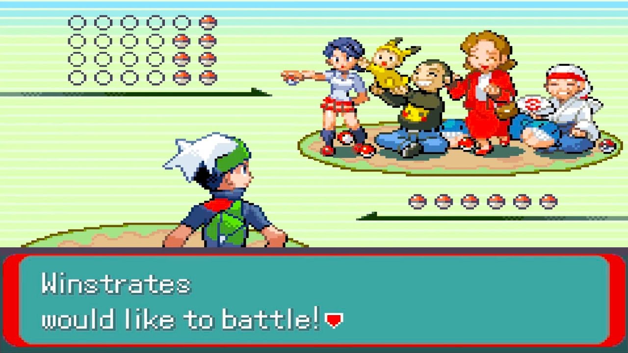Pokemon Emerald Horizons - vs Winstrate Family (6v7 Gauntlet, "Four of ...