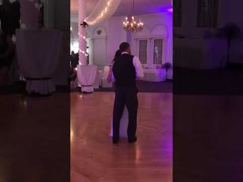 My sister and my uncle dancing