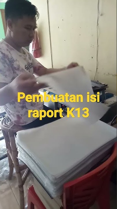MEMBUAT ISI RAPORT k13 - YouTube