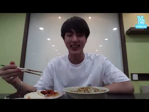 BTS 1st ever Eat Jin Live: Aren't you hungry? - 2015.10.15
