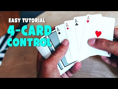 The BEST 4 Card Control - MAGIC TUTORIAL