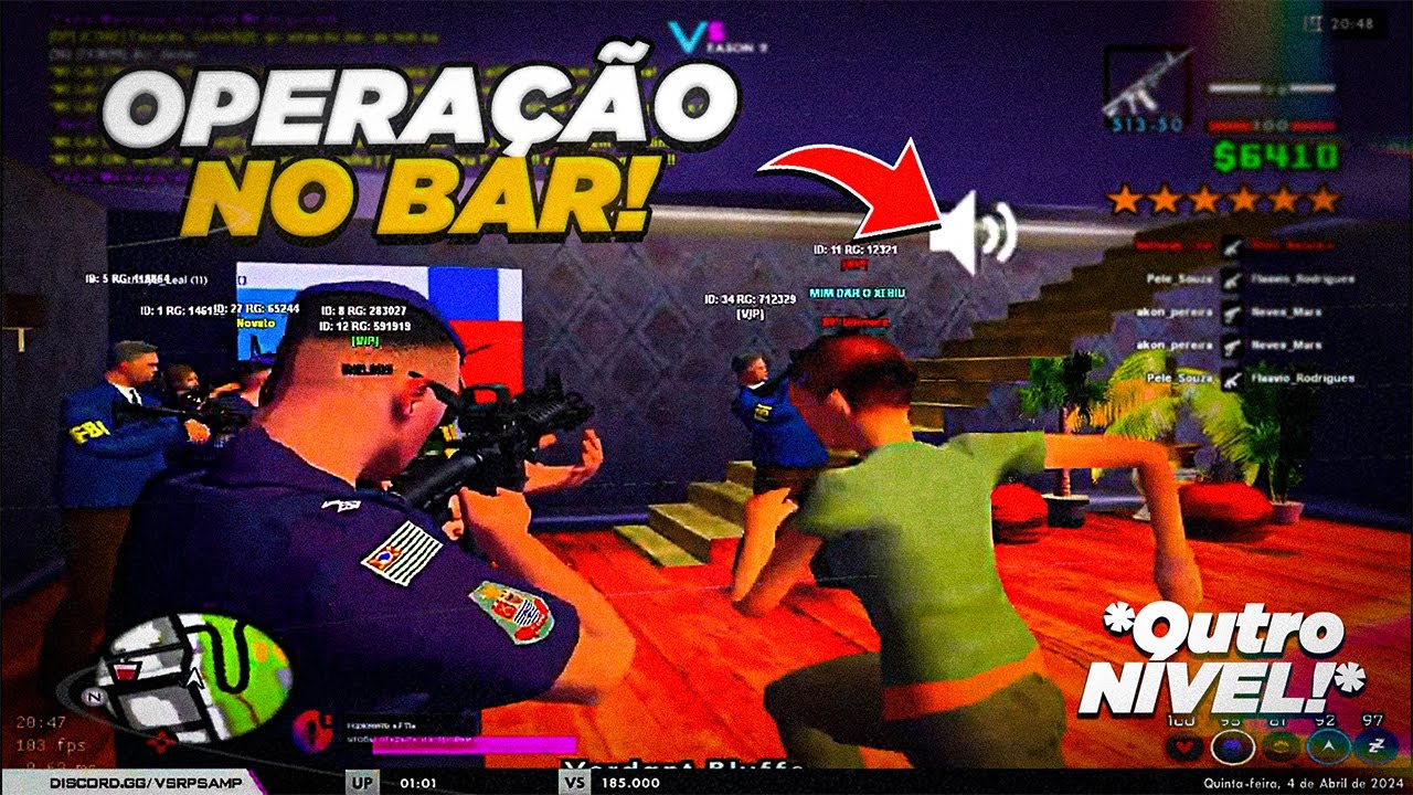 OPERAÇÃO RECUPERAÇÃO DO BAR! *RP OUTRO NÍVEL*. GTA SAMP ANDROID e PC ...