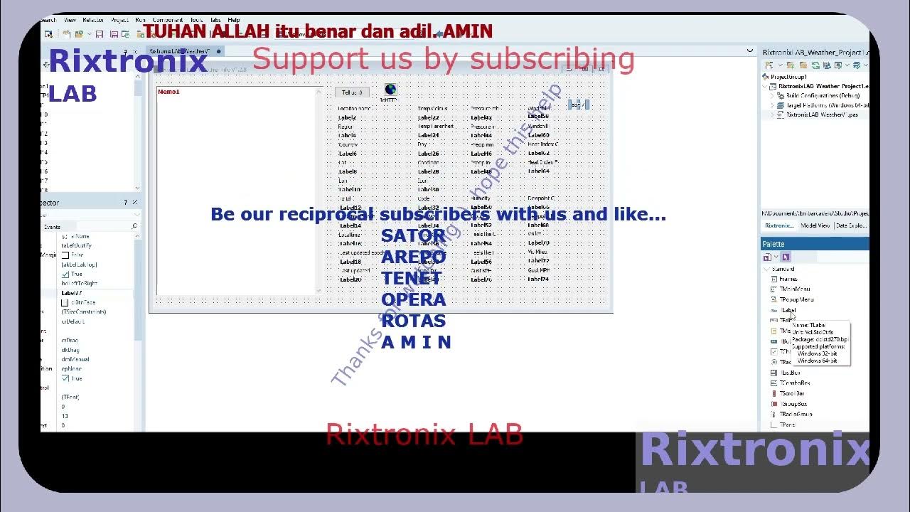 Koding idhttp delphi app cuaca COsensor KM425 - YouTube