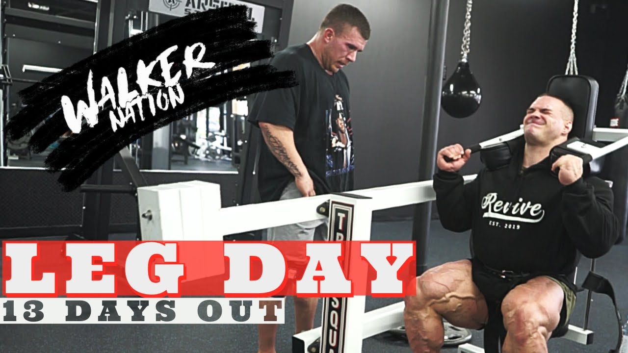 Nick Walker | Leg day - 13 Days out - YouTube