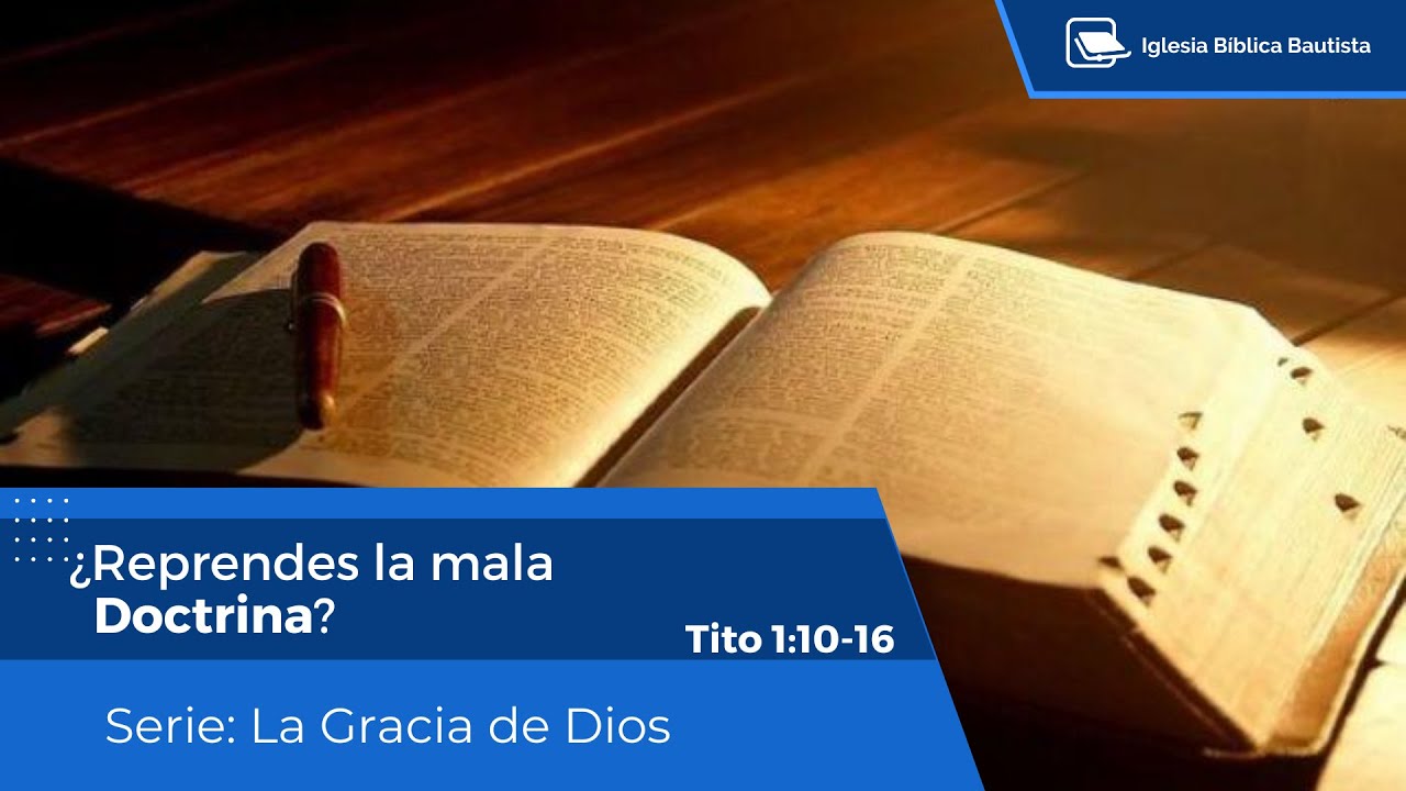 ¿Reprendes la mala doctrina? - Pastor Fernando Páez - YouTube