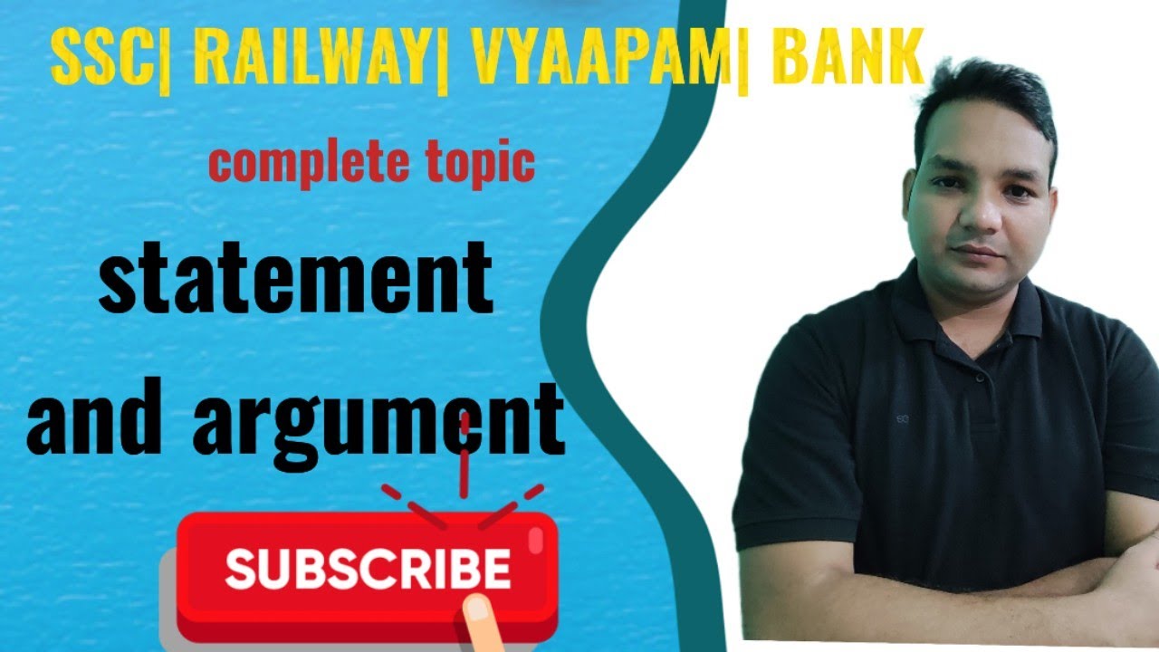 statement and argument #reasoning|| कथन एवं तर्क - YouTube