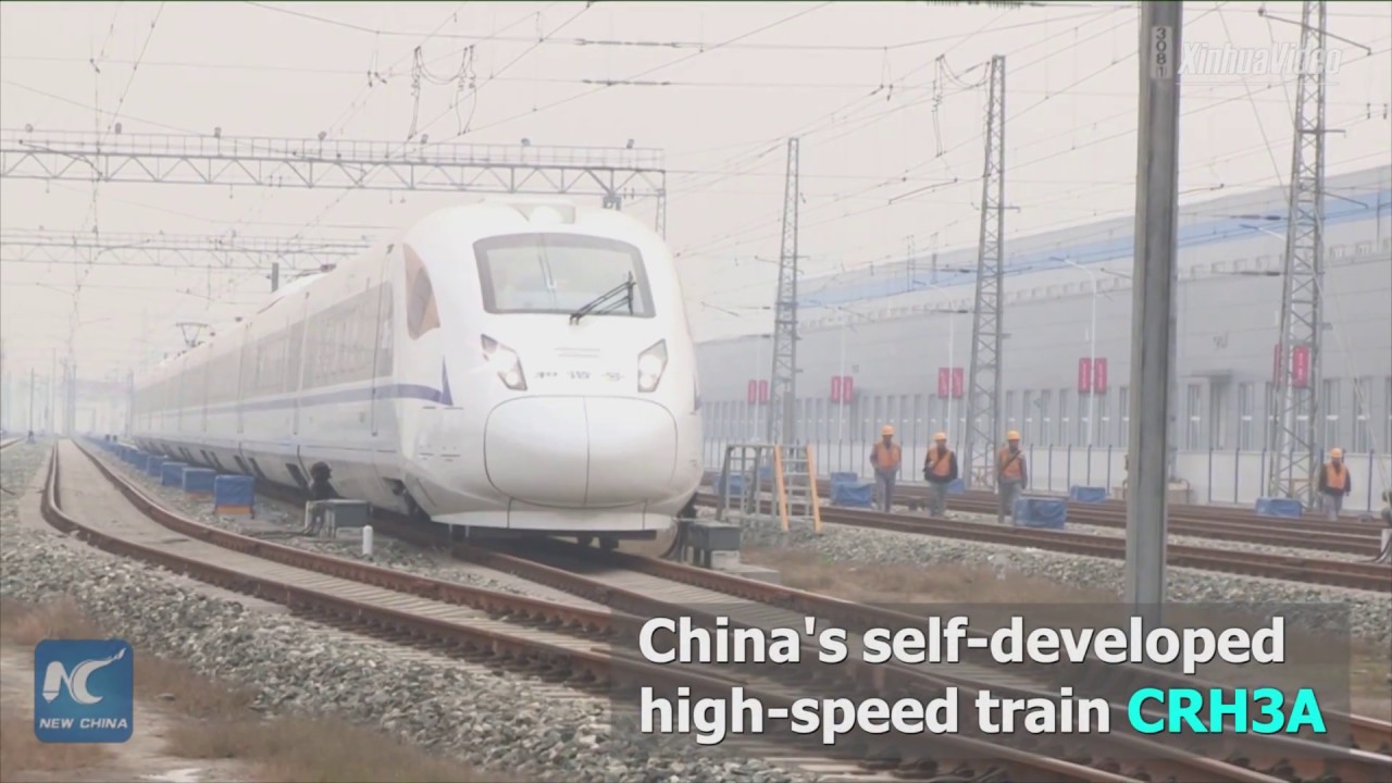 New high-speed train CRH3A to be put into operation in western China ...