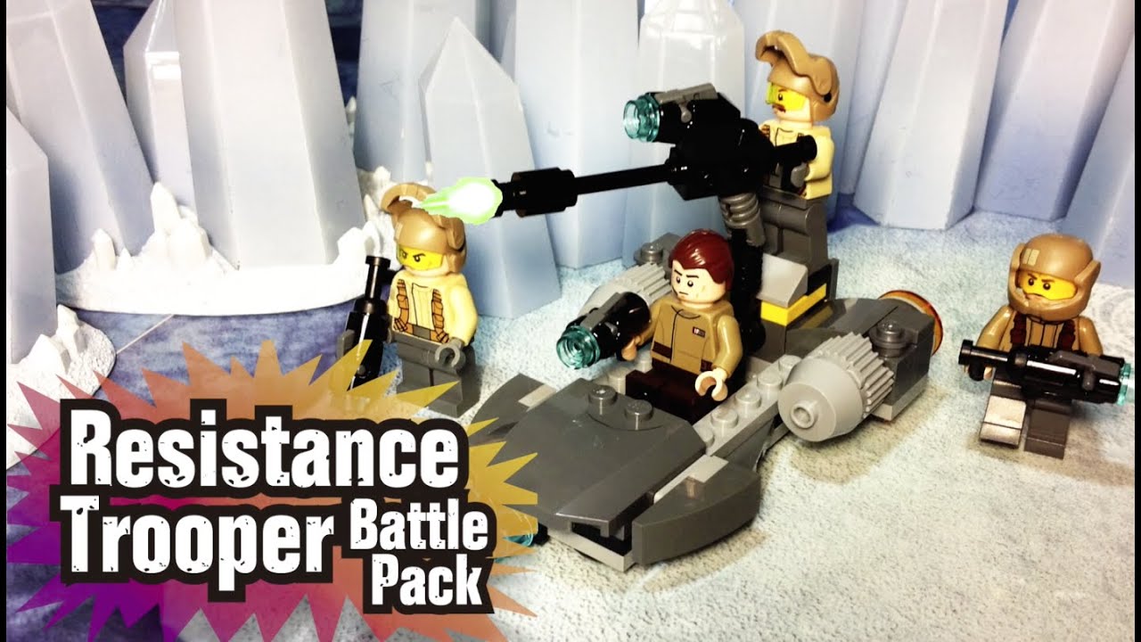Lego Star Wars: Resistance Trooper Battle Pack. 75131 [ESPAÑOL] - YouTube