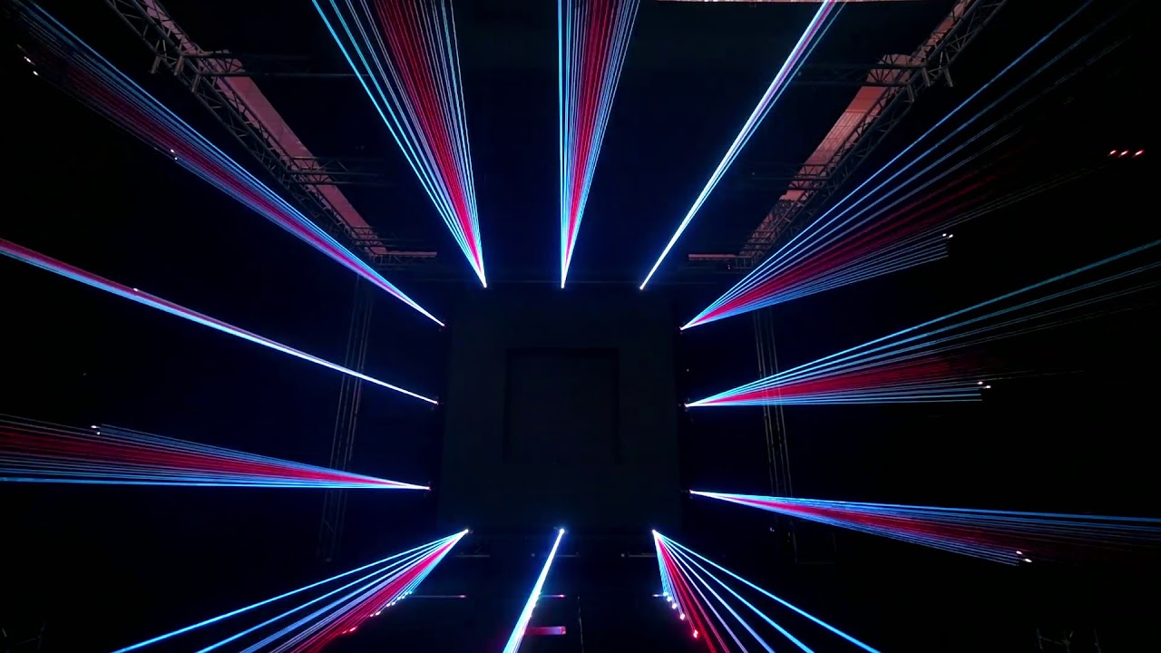 RGB Laser System - PLS 2019 full show - YouTube