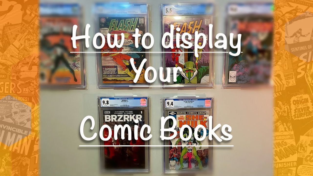 The BEST way to Display your Comic Books and Collectables! - YouTube
