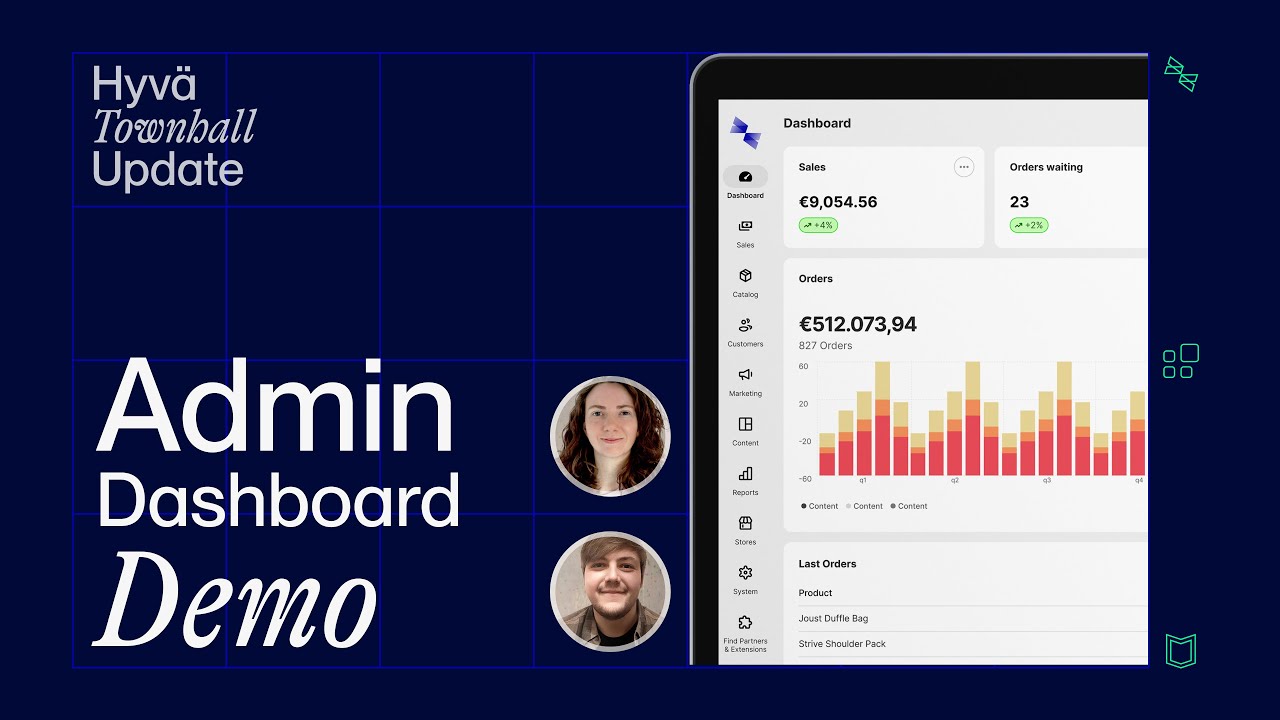 Hyvä Admin Dashboard Demo | Custom Widgets & Developer API - YouTube