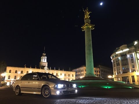 BMW E39 Night Drive Georgia,Tbilisi