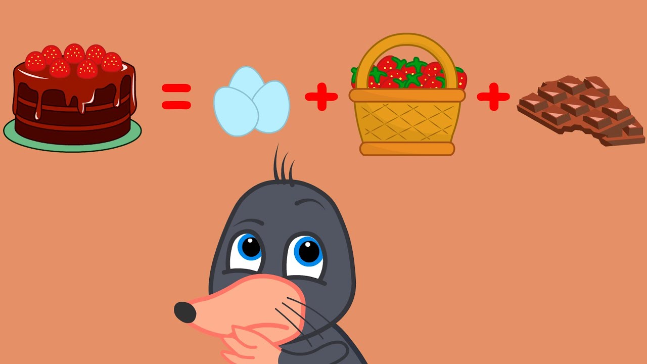 Benny Mole and Friends - Holiday Cake Recipe Cartoon for Kids - YouTube