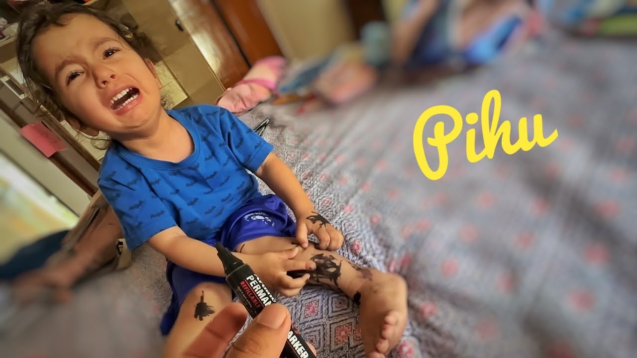 Pihu rone lagayi 😱 Pihu cute moments || Pihu and Rasbhari Moments ...