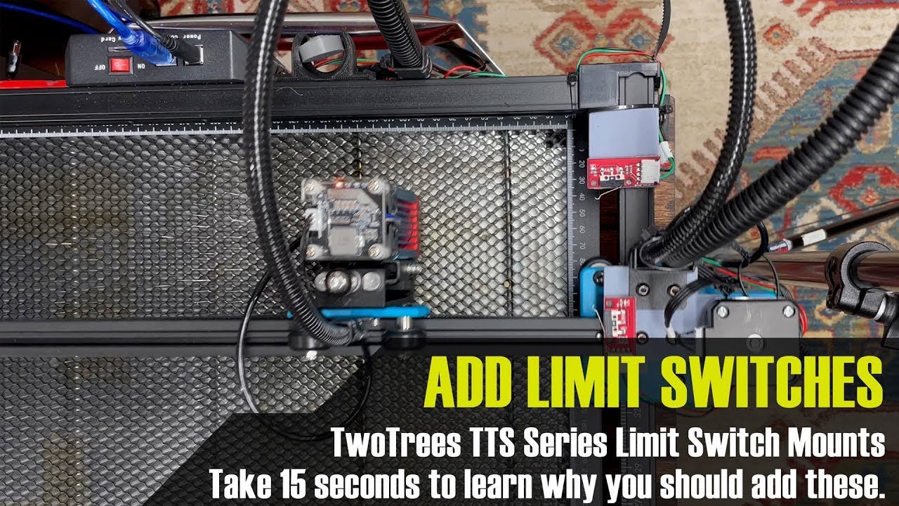 TwoTrees TTS Series Limit Switch Mounts - YouTube