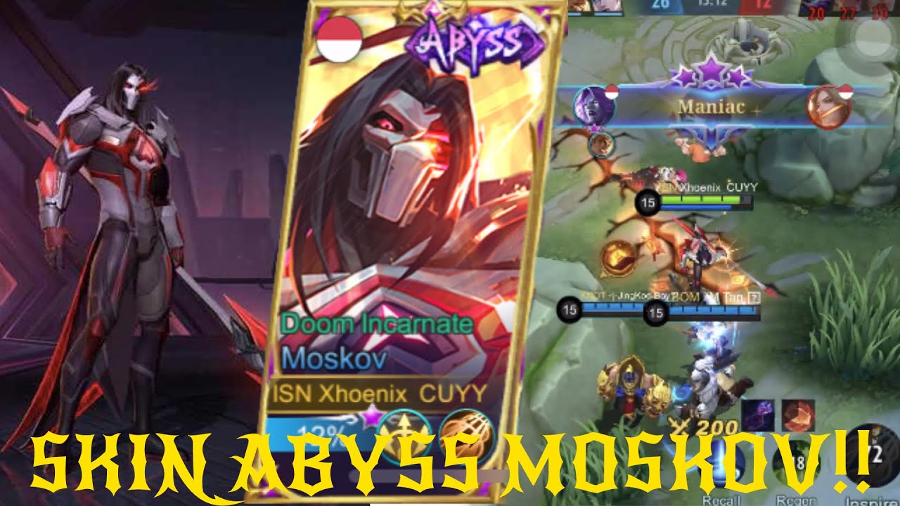REVIEW SKIN MOSKOV ABYSS ~DOOM INCARNATE~ SUPER ABYSS MOSKOV!! - YouTube