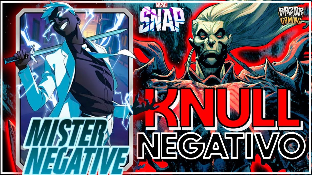 DESTRUCCION CON MISTER NEGATIVE ⚫😈 MARVEL SNAP - YouTube