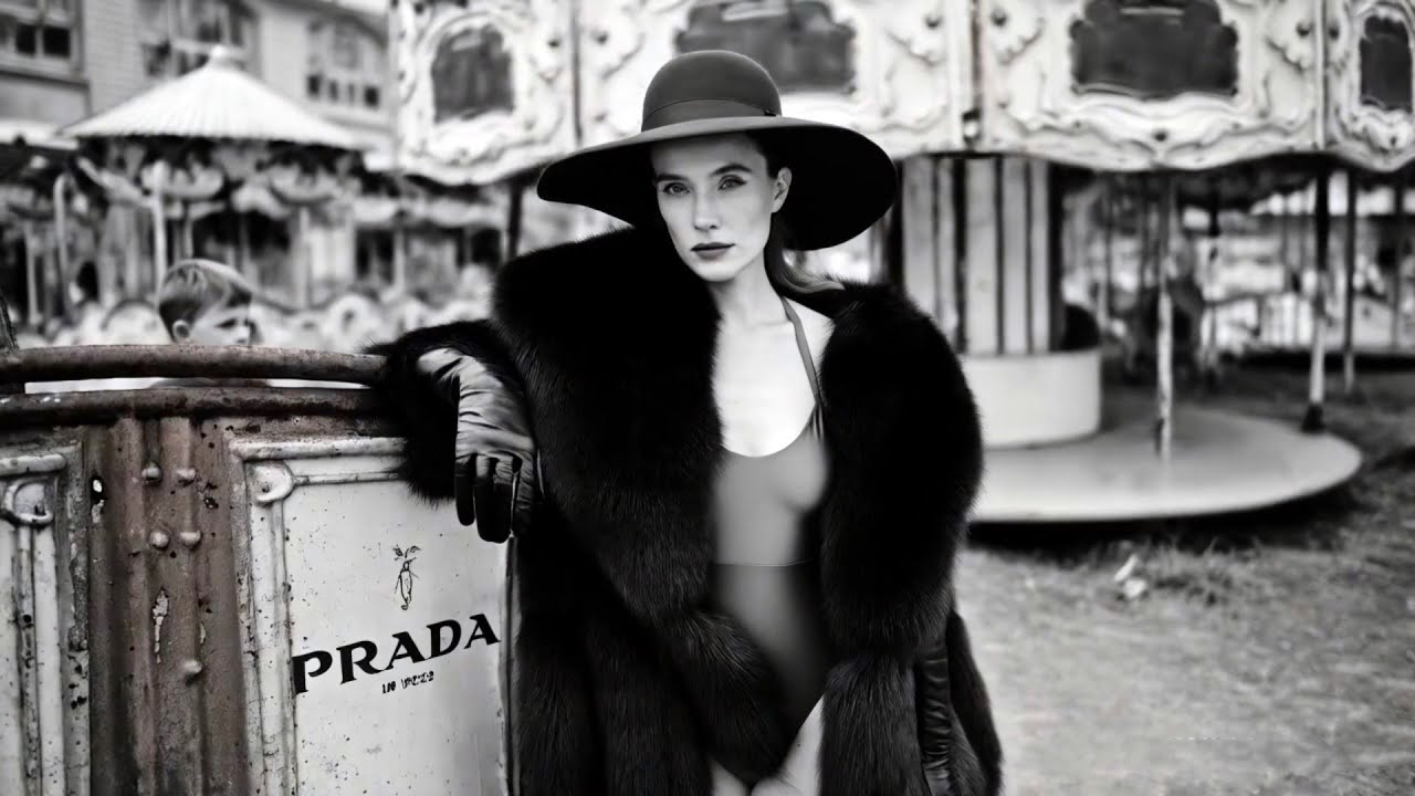 Prada Model Secrets Revealed in THIS Retro Black and White Photo! - YouTube