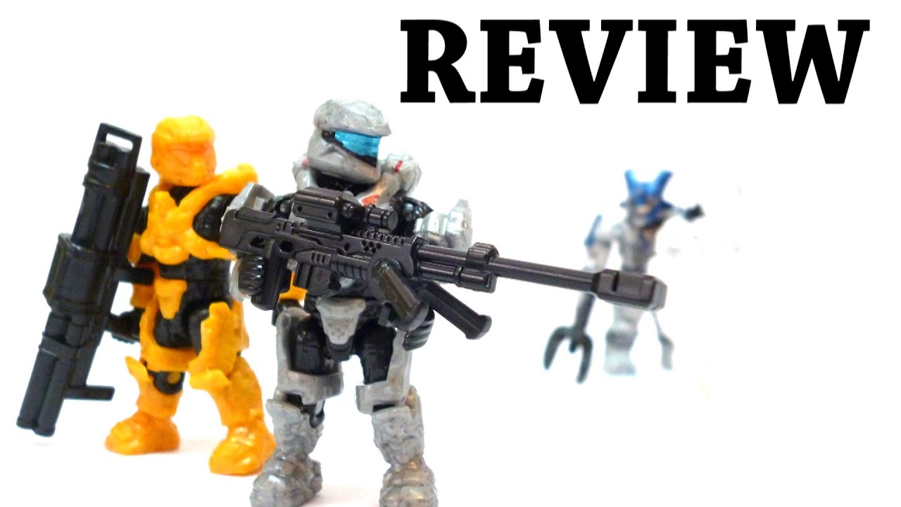 Halo Mega Bloks - Spartan Assault Battle Pack Review - YouTube