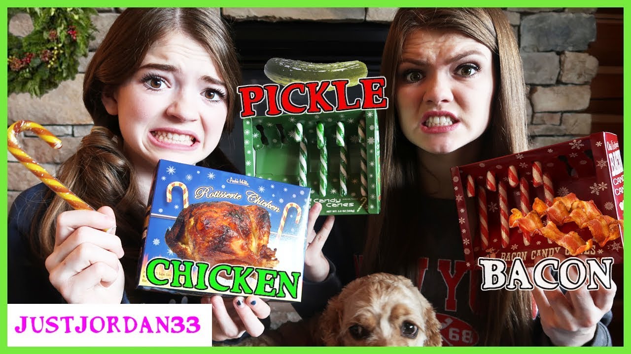 Candy Cane Challenge / JustJordan33 - YouTube