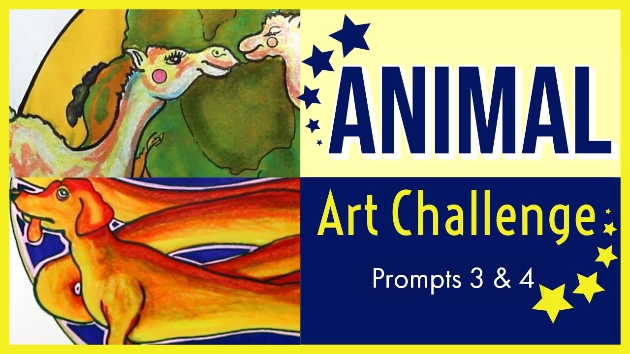 Animal Drawing Challenge - Letters C and D - YouTube