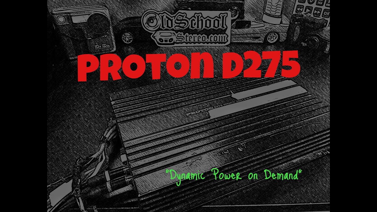 1988 Proton D275 Dynamic Power on Demand Amplifier AD-1 Test - YouTube