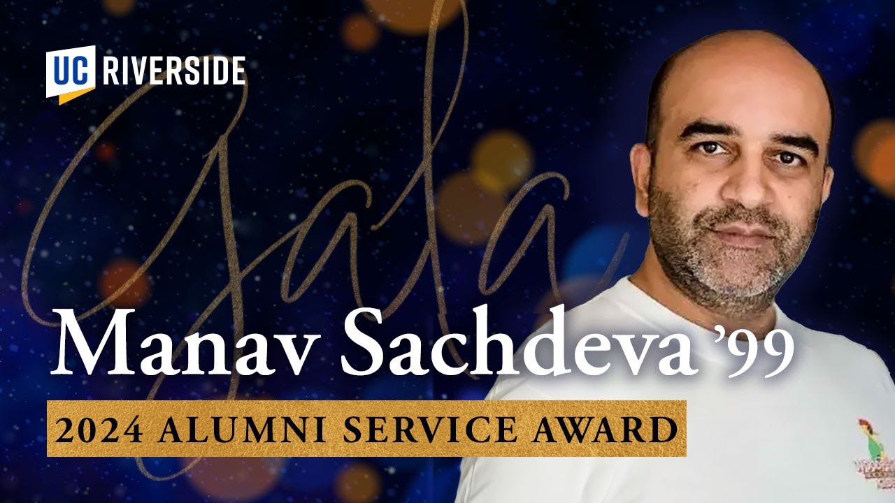 2024 Alumni Service Award: Manav Sachdeva ’99 - YouTube