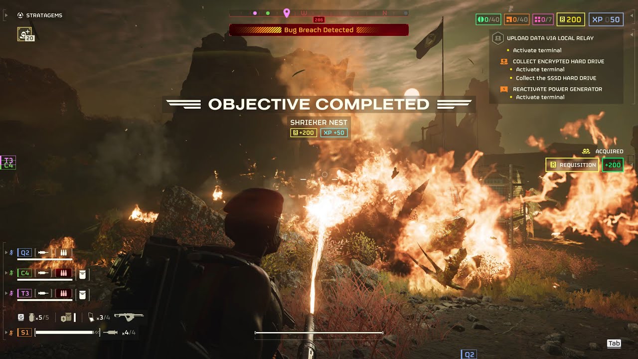 Battle with Terminids - Super Helldive Difficulty - 4K Quality ...