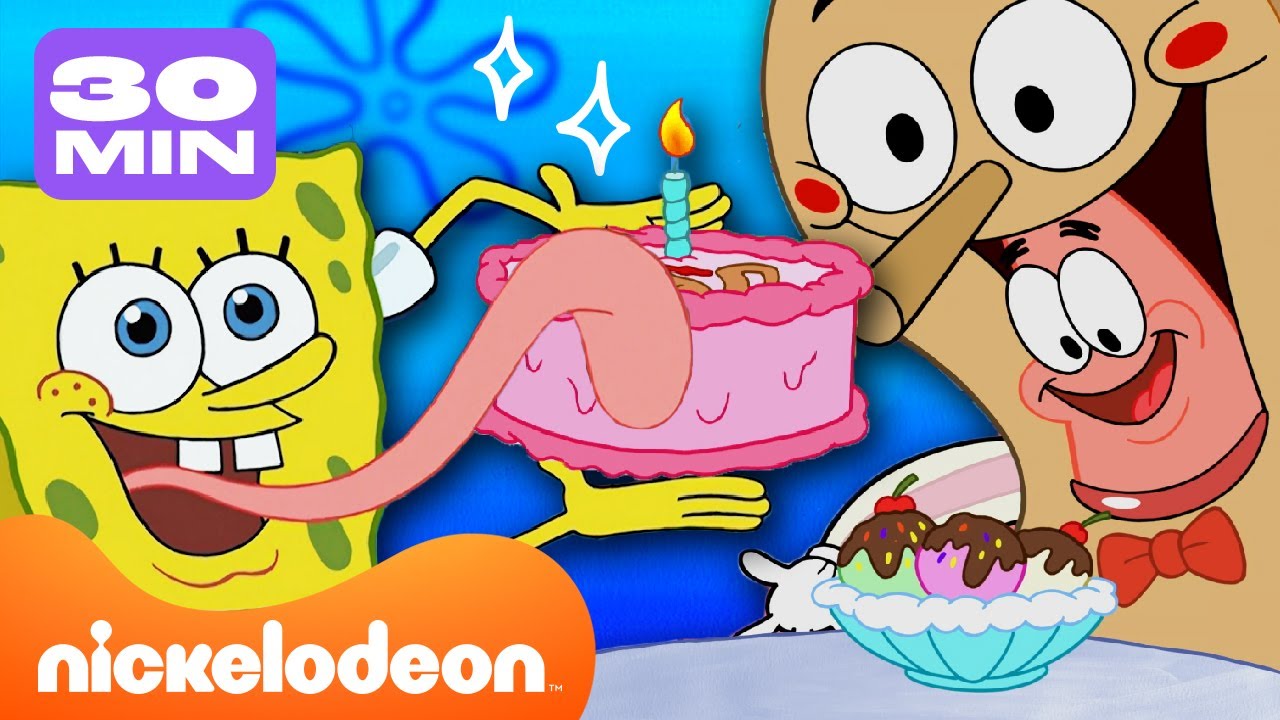 Bob L’éponge | Tous les bonbons et toutes les sucreries 🍬 | 30 minutes ...