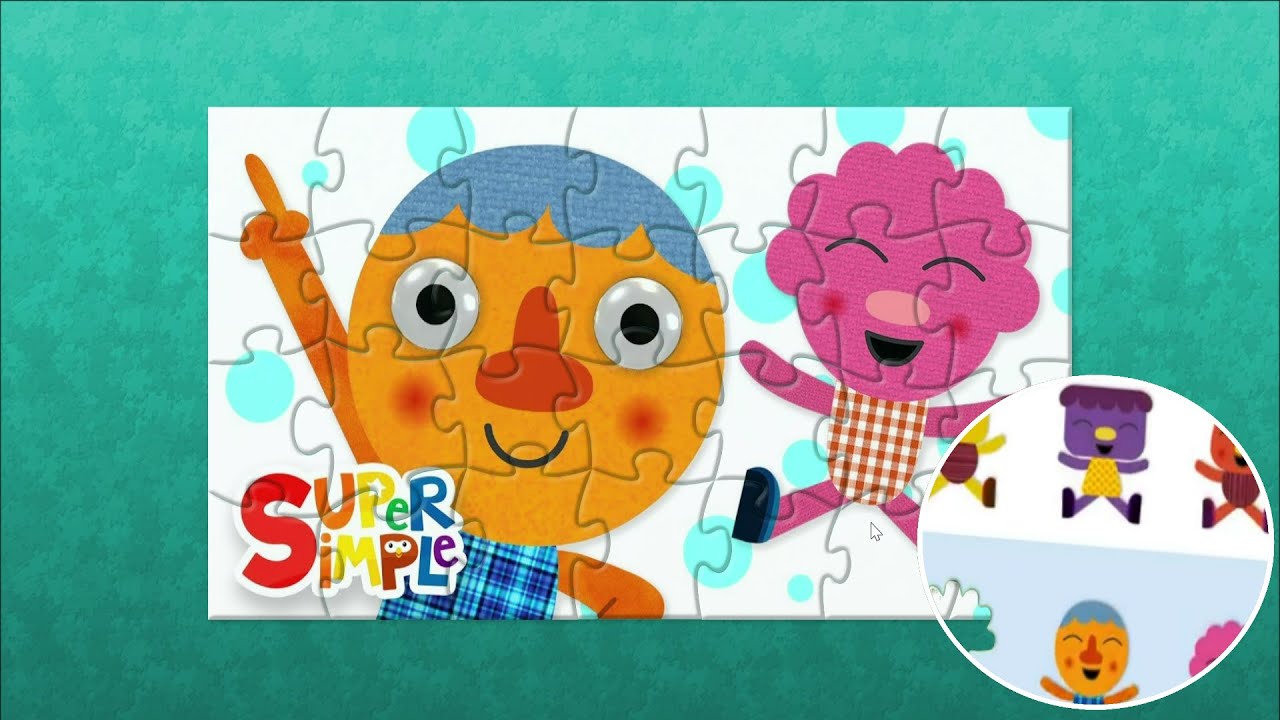 Animated Jigsaw Follow Me Noodle & Pals Super Simple Songs MK Puzzle ...