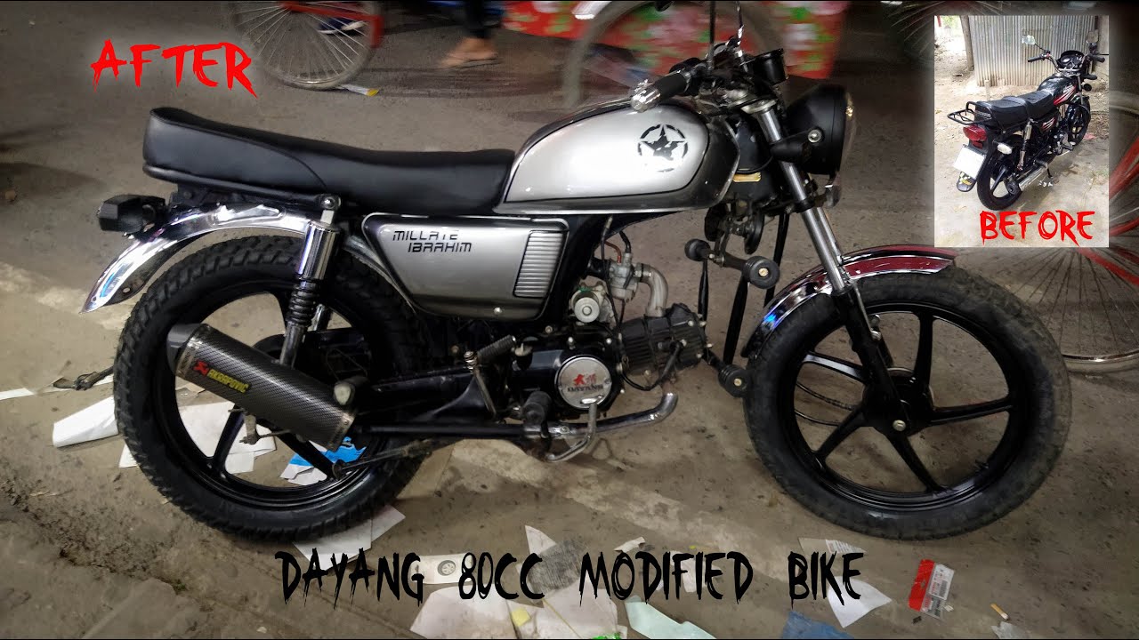 Bike modification I Runner Dayang 80cc I Bike parlour - YouTube