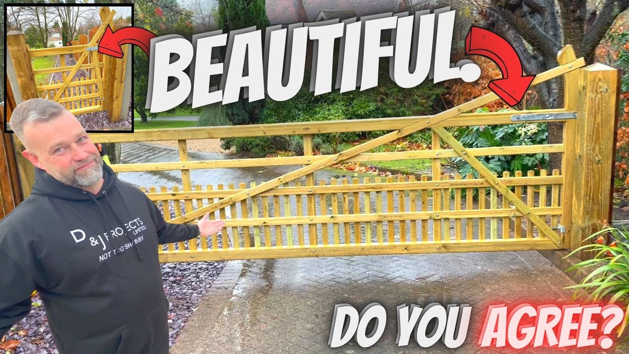 The Most BEAUTIFUL Gate Install On YouTube - YouTube
