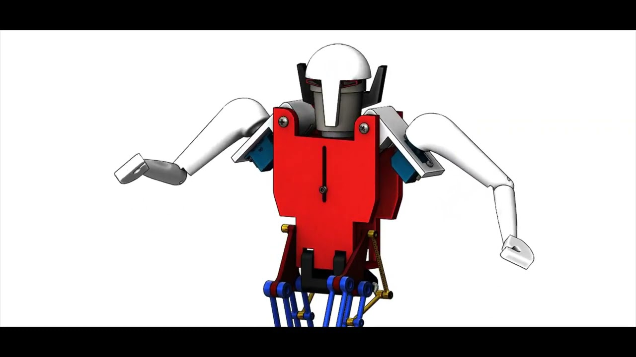Humanoid Kinematics Simulation Walking Mechanism 🦾🦿 - YouTube