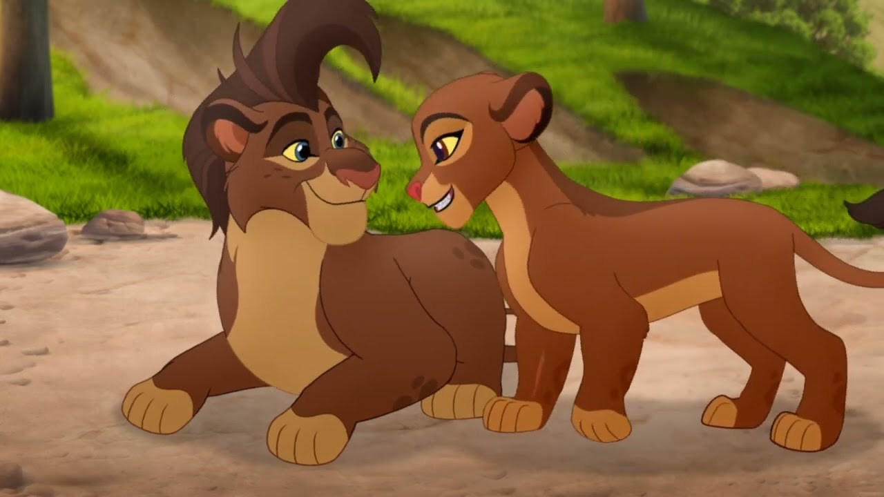 The Lion Guard - The River of Patience - Rani nuzzling Baliyo - YouTube