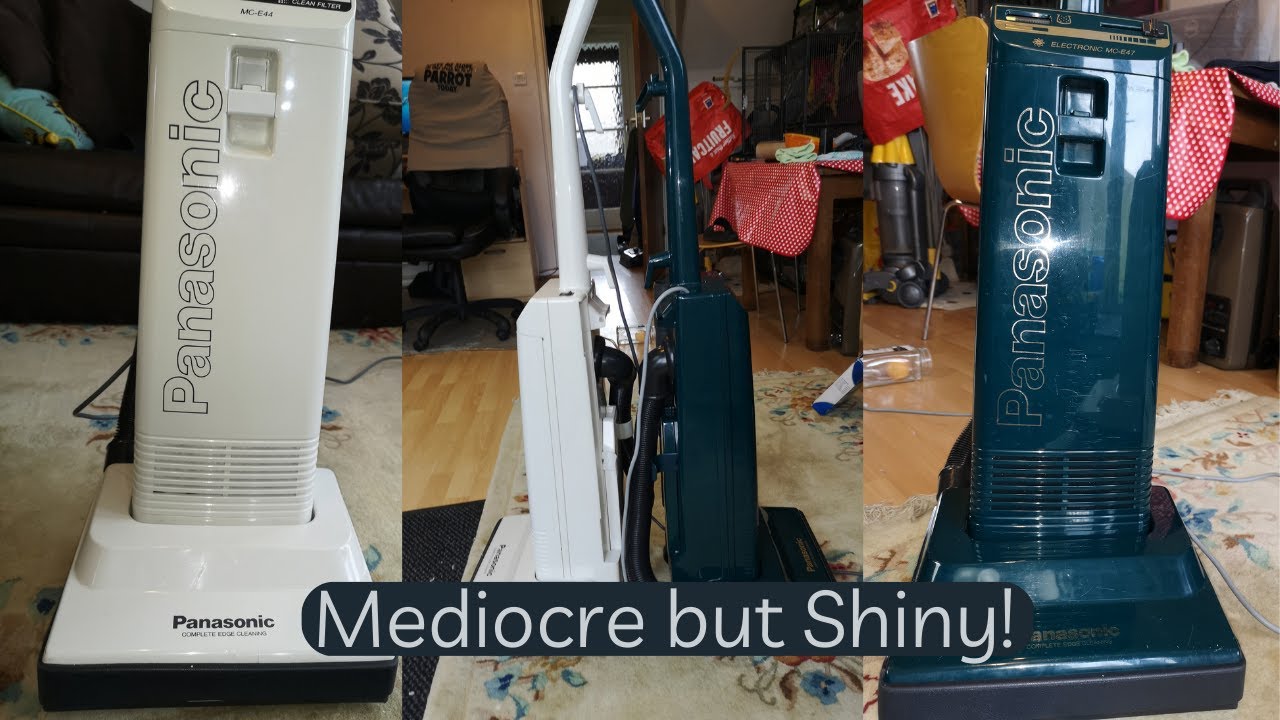 1990's Floorcare Meh-ness! 2 Panasonic MC-E Vacuums After Restoration! - YouTube