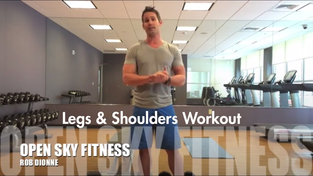 Legs & Shoulder Workout - YouTube