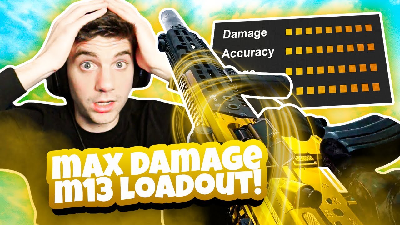 The MAX DAMAGE M13 Loadout... 🤯 (Modern Warfare Warzone) - YouTube