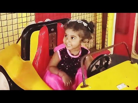Renu Cute Girl Baby Playing at Game Zone / Renu with Resh - YouTube