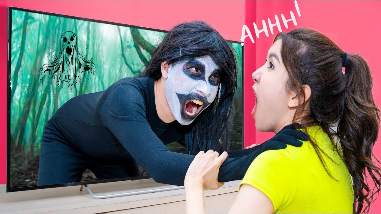 Living with Monster | How does that feel to stay at home with Ghost jumping out from the TV ...
