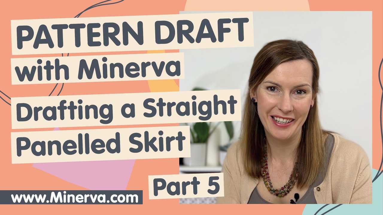 How to Pattern Draft | Skirts | Drafting a Straight Panelled Skirt | Ep ...