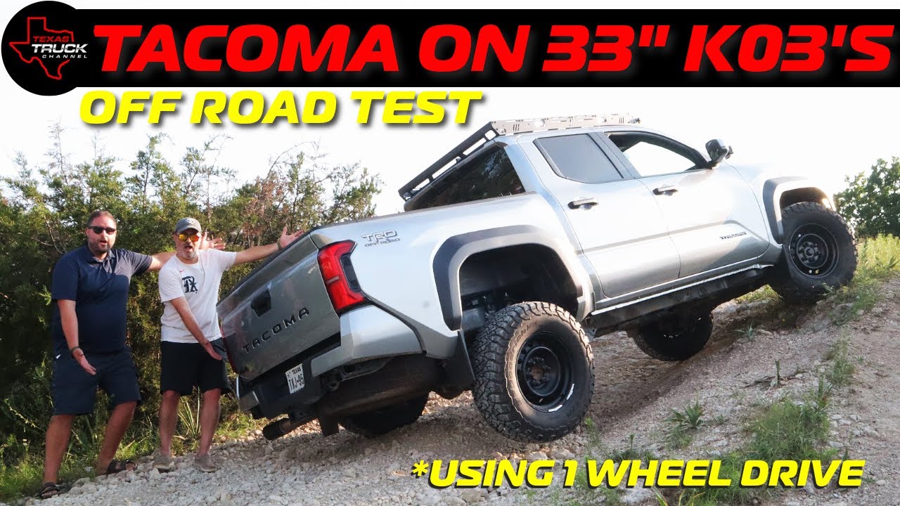 Can 33" BFG K03 Tires Get Our Tacoma Up The Hill In 1 Wheel Drive ...