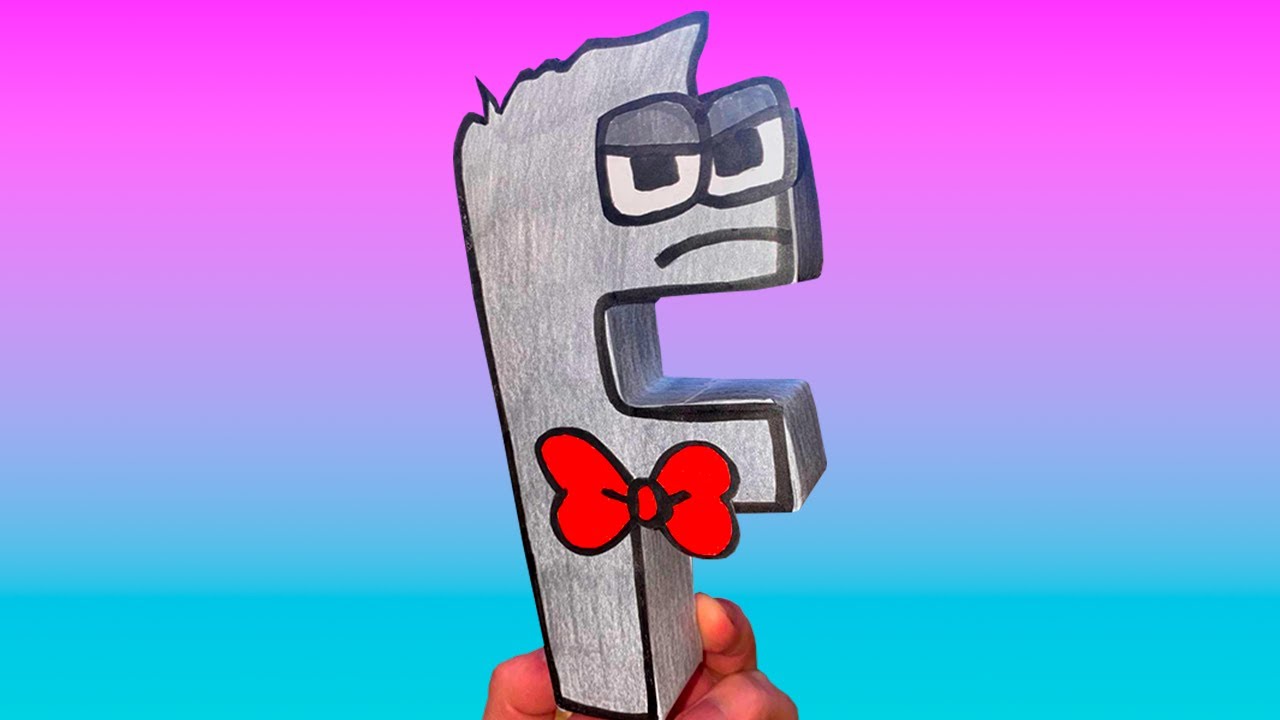 Paper Craft | SPANISH Alphabet Lore F | Adrian`s Alphabet Lore - YouTube
