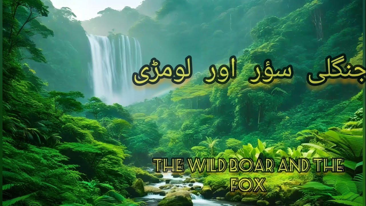 Story of The wild Boar And The Fox In Urdu جنگلی سؤر اور لومڑی کی کہانی ...