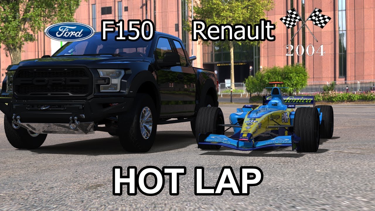 Ford F150 Raptor vs F1 2004 Renault | Hot Lap | Magione - YouTube