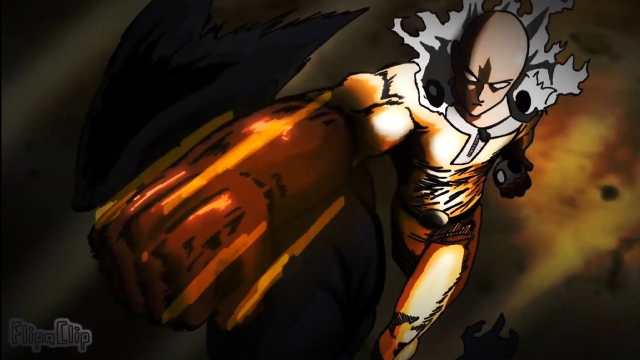 SAITAMA VS GAROU ||one punch man fan animation chapter 167 - YouTube